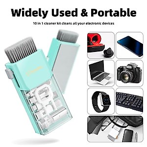 Laptop Screen Keyboard Cleaner Kit, Electronics Cleaning Tool, Brush Tool for Tablet, Computer, PC Monitor,TV Camera Lens New Compact with Patent