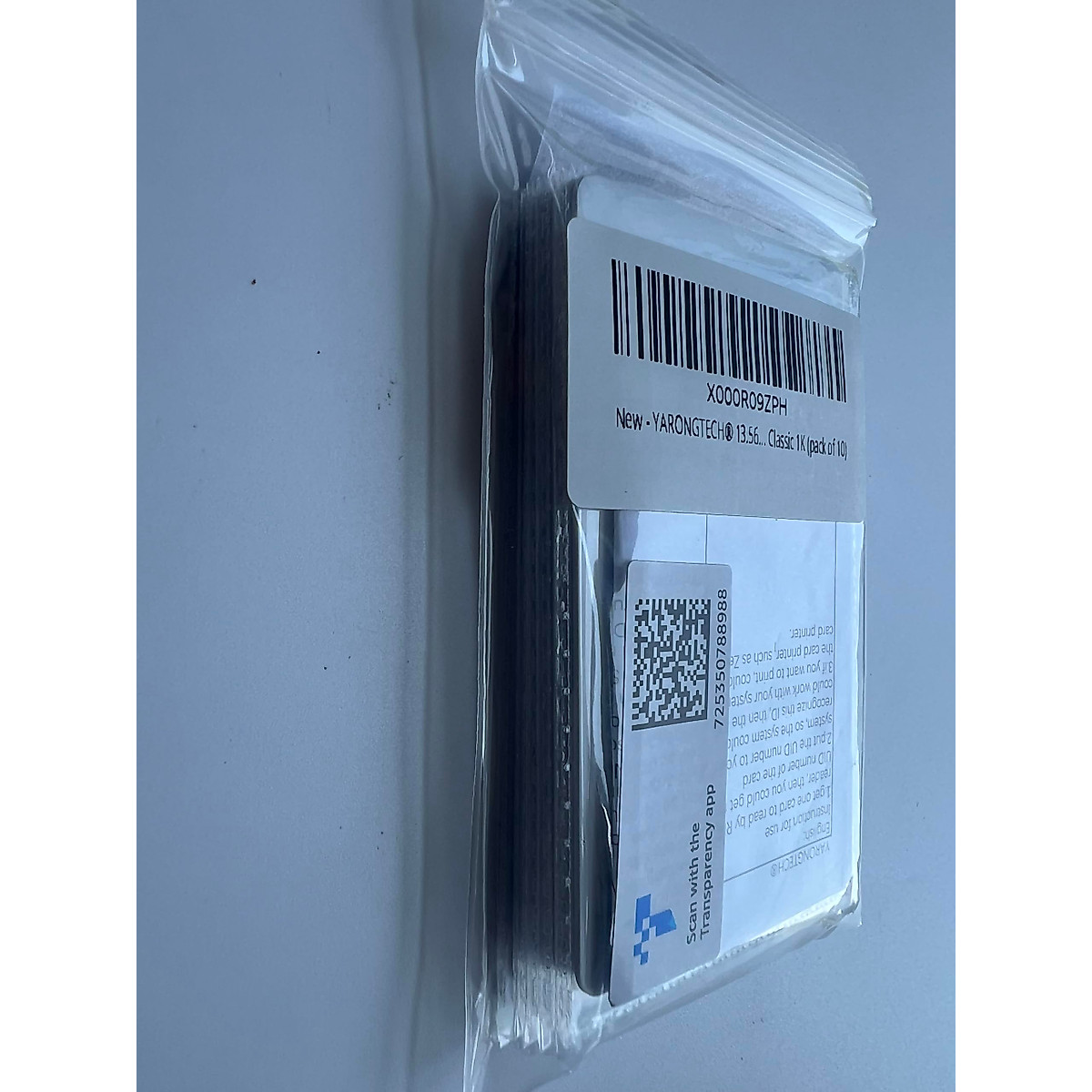 YARONGTECH 13.56mhz MIFARE Classic® 1K Evolis Printable White PVC Card for Door Entry Access Control (Pack of 10)