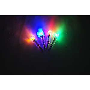 JIEXI HWYP Automatically Bow String Activated Lighted Crossbow Arrow Nocks Pack of 6(Yellow)