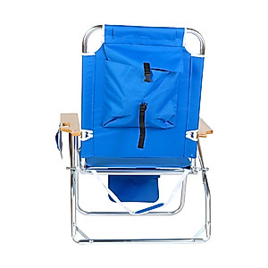 Big Jumbo 500 lbs XL Aluminum Heavy Duty Beach Chair for Big & Tall - 4 Reclining Positions