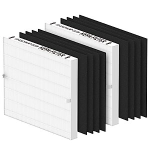 2 Pack Airmega AP-1512HH Filter Replacement Compatible with Coway Airmega AP-1512HH and Airmega 200M, with 2 True HEPA Filter and 8 Carbon Pre-Filters, Replace Part # 3304899