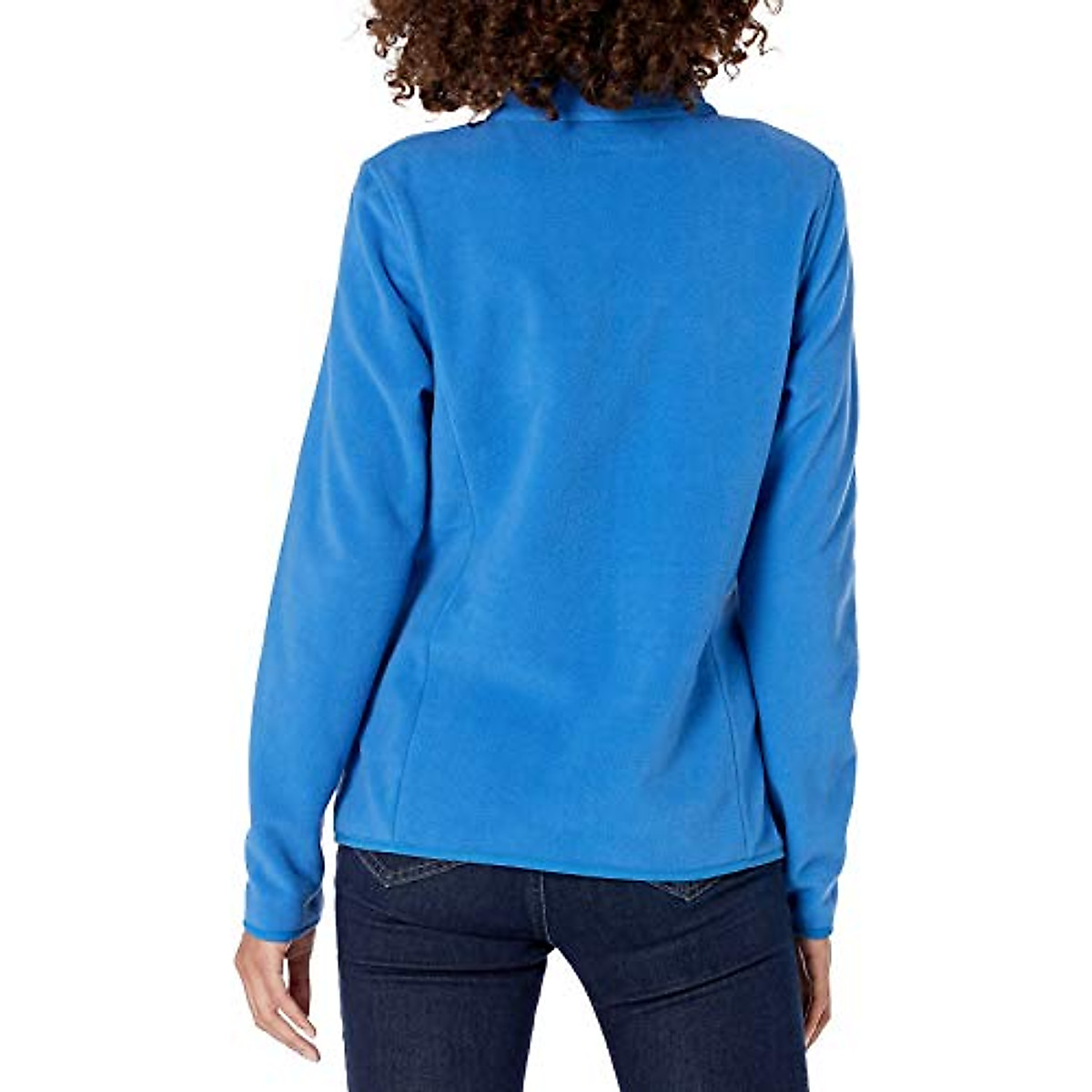 Amazon Essentials Women's Classic-Fit Full-Zip Polar Soft Fleece Jacket (Available in Plus Size), Royal Blue, Large