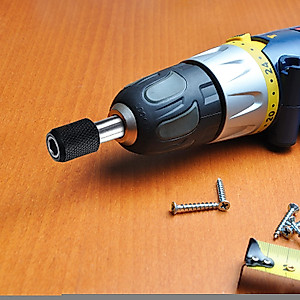 12 Pieces Drill Bit Extender Drill Bit Extension, Bit Holder For Impact Driver, Extension Bits for Drill Quick Release Extension, Socket Screwdriver Bit Holder Magnetic Extension Adapter Set