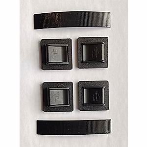 Parent Units 2 Pack Equipment Safety Straps, Black