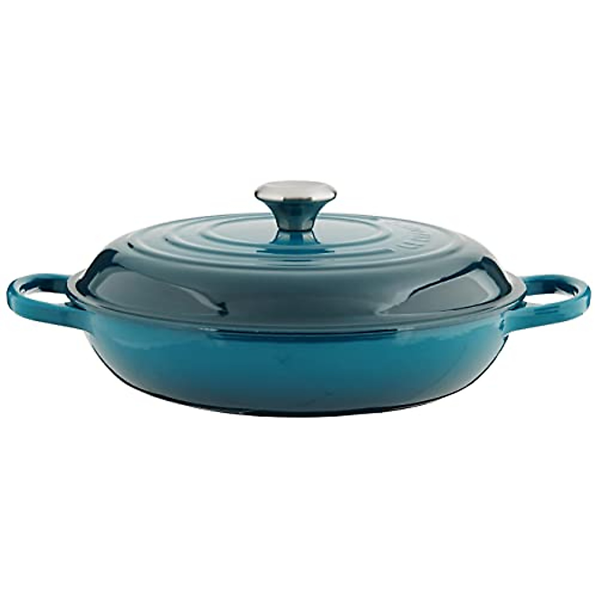 Le Creuset Enameled Cast Iron Signature Braiser, 3.5 qt., Deep Teal