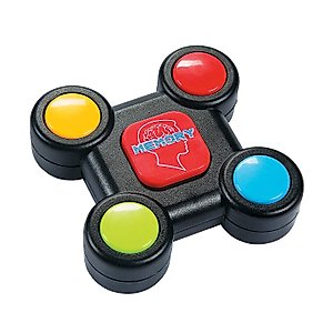 Handheld Light Up Memory Game for Kids - Fun learning Toys - Electronic Battery Opperated, with Batteries Included - Junior Size