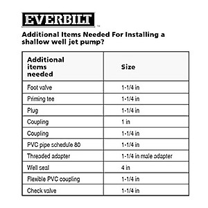 Everbilt 3/4 HP Shallow Well Jet Pump by Everbilt