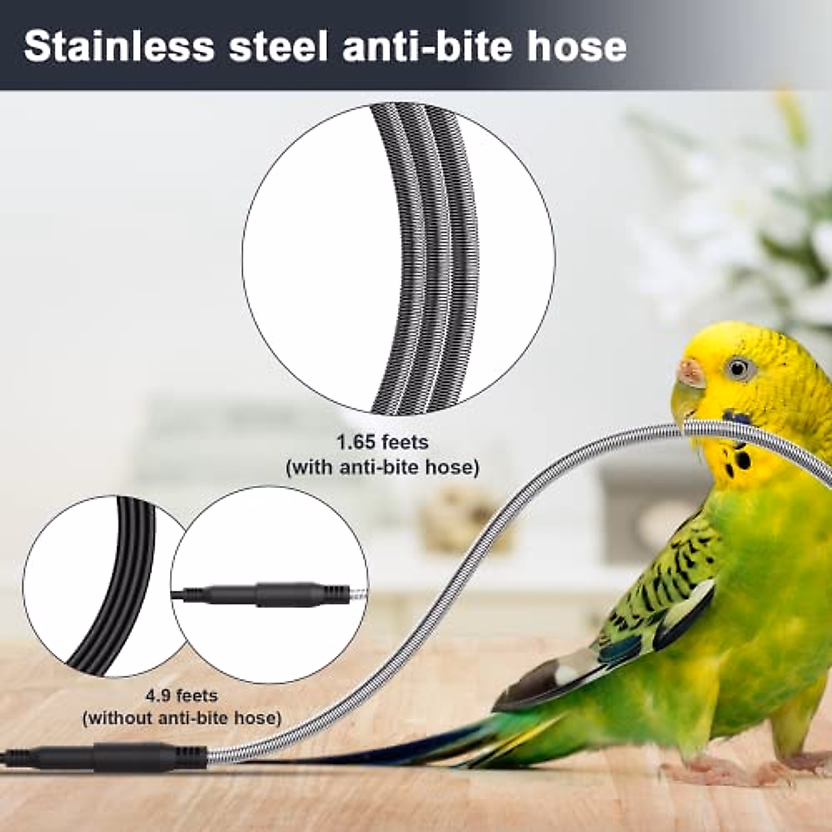 Fenocran Indoor Bird Heater Pad, USB Bird Warmer Heater, Bird Heater for Parakeets 4.5" X 7"