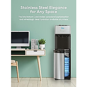 Brio Self Cleaning Bottom Loading Water Cooler Water Dispenser – Limited Edition - 3 Temperature Settings - Hot, Cold & Cool Water - UL/Energy Star Approved