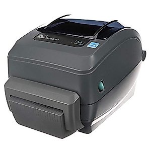 Zebra GX430t Thermal Transfer Desktop Printer for labels, Receipts, Barcodes, Tags - Print Width 4" - USB, Serial, Parallel, Ethernet Port Connectivity (Includes Cutter)