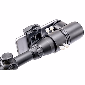 Starboosa Rifle Scope Mount Camera Adapter - Smartphone Camera Adapter for Hunting & Birding -90 Degree Angle - Dual Angles for Sighting and Aiming - Outdoor Shooting