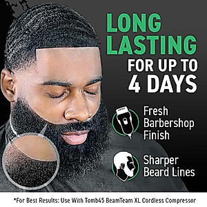Tomb 45 NO DRIP Enhancement Color (Onyx Black) | Hair Enhancer For Beard & Lineup | Water Resistant Hairline Filler Spray | Barber Beard Liner For Thicker & Fuller Hairstyling