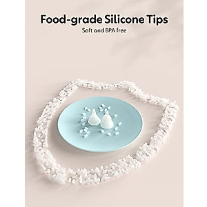 Nasal Aspirator for Baby, HAUTURE Baby Nose Sucker, Self-Cleaning Nose Cleaner for Toddler, 3 Suction Levels, 2 Modes, Nasal Tweezers, 5 Hours Fast Charge for 60 Days