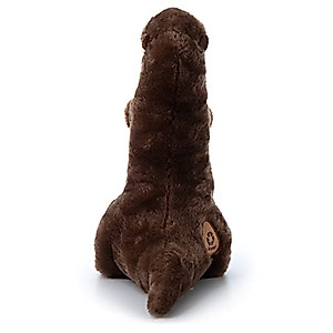 The Petting Zoo River Otter Stuffed Animal Standing, Gifts for Kids, Wild Onez Zoo Animals, River Otter Plush Toy Standing 14 inches