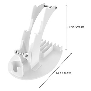 OSALADI Headphone Storage Bracket Multifunction Storage Bracket Anti- Slip Game Console Disc Headset Storage Rack Headphone Storage Shelf