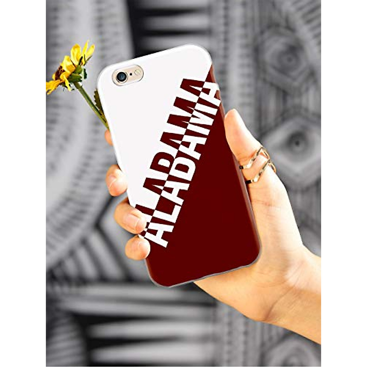 Inspired Cases - 3D Textured Galaxy Note 10 Plus Case - Rubber Bumper Cover - Protective Phone Case for Samsung Galaxy Note 10 Plus - Alabama State Pride