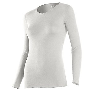 ColdPruf Women's Basic Dual Layer Long Sleeve Base Layer Top, Winter White, XX-Large