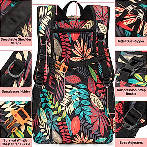 TOMULE Camping Hiking Daypacks, 40L Lightweight Packable Hiking Backpack Travel Backpack for Women Men