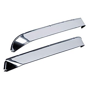 Auto Ventshade [AVS] Ventshade / Rain Guards - Extra Wide | Silver, 2 pc | 52068 | Fits 1980 - 1996 Ford Bronco/F-150/F-250/F-350, 1997 Ford F-250/F-350 Standard & SuperCab
