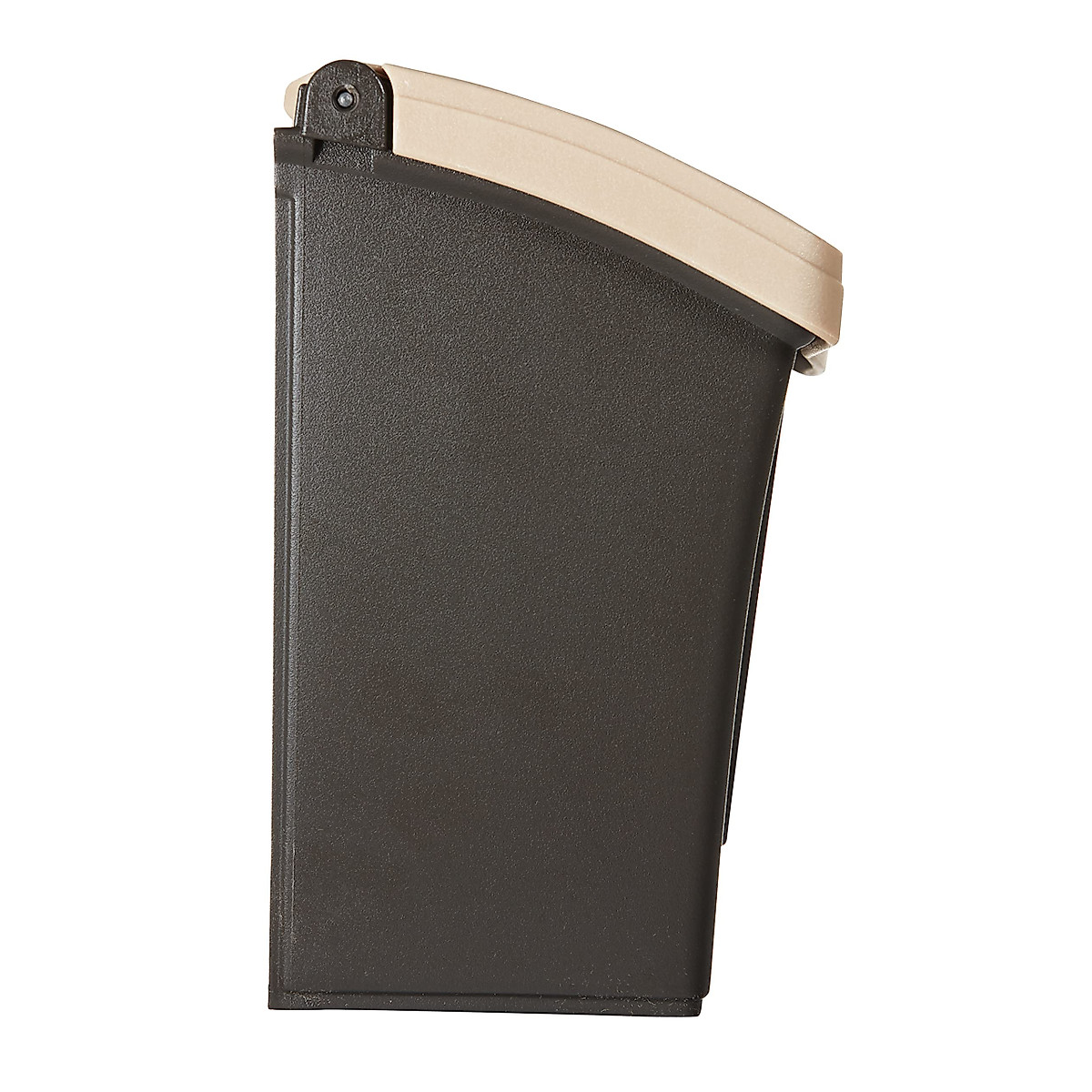 Small Plastic Mailbox for Outside Porch, Easy to Install Wall Mount, Lightweight, Heavy Duty, Rustproof, Maintenance-Free Horizontal Brown Mail Box for House - 15.5” x 4” x 6.25” (Mocha Sand)