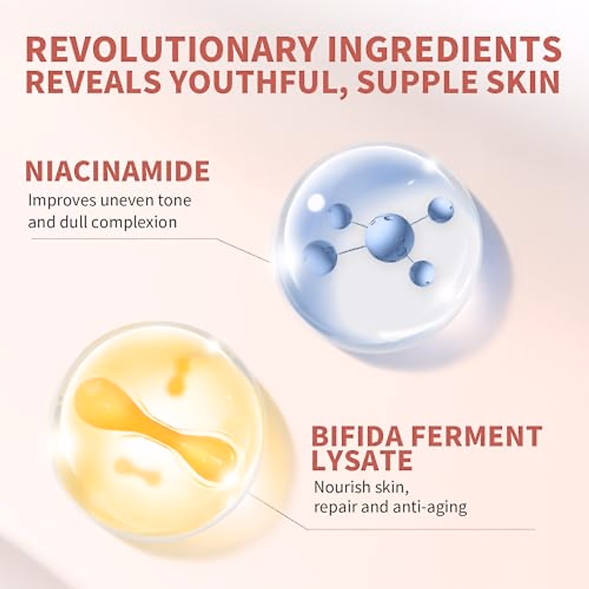 RAZUYEN Anti-Aging Moisturizer Serum, Reduces Wrinkles & Fine Lines, Face Hydrating, Smooths Skin, Firming Facial Serum for Radiant Skin, Daily Skin Care Treatment, 1.35 OZ