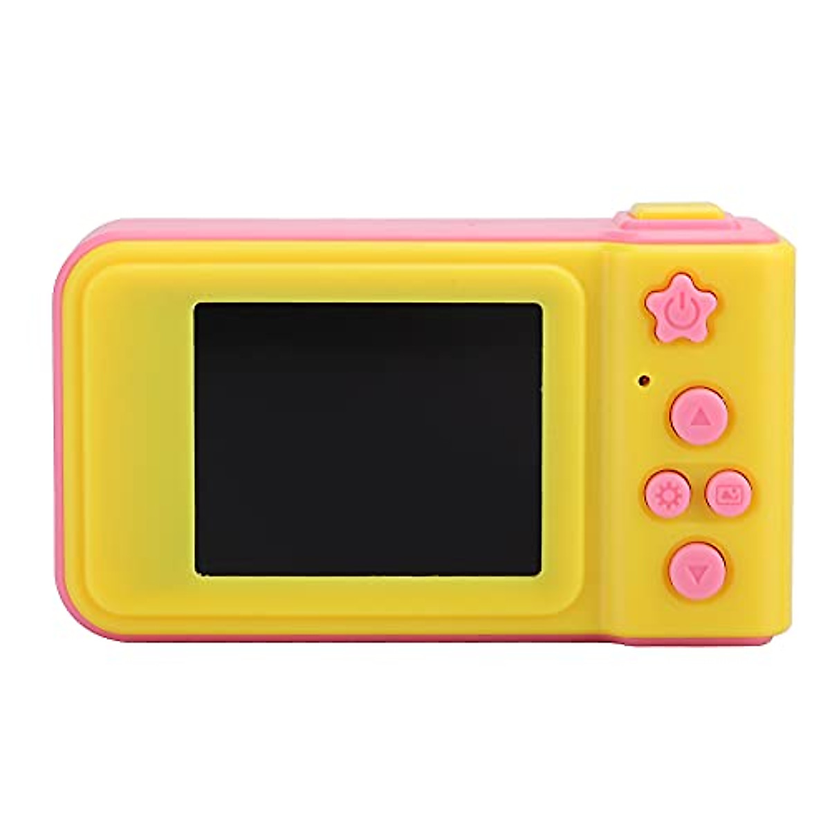 FECAMOS Camera Toy, Kids Digital Dual Camera HD Digital Video, for Leisure and Entertainment for Boys or Girls for Kids(Pink (no Memory Card))