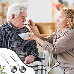 Mifoci 100 Pcs Soup Spoons Set (6.3 Inch) Stainless Steel Round Spoons Bulk Metal Dinner Spoons Mirror Polished Tablespoon for Home Kitchen Restaurant School, Dishwasher Safe