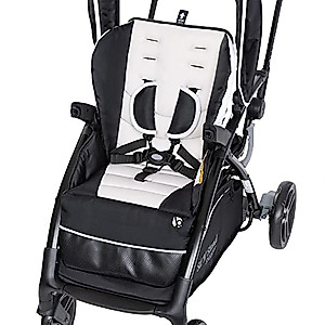 Baby Trend Sit N' Stand 5-in-1 Collapsible Shopper Stroller with Canopy, Visor, Extendable Storage Basket, Phone Tray, and 2 Cup Holders, Modern Khaki