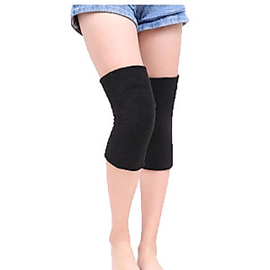 FakeFace Elder Women Thermal Knee Braces Leg Warmers Winter Warm Rheumatic Arthritis Knee Sleeves Protector Wraps Pads for Outdoor Sports Motorcycle Ski Cycling