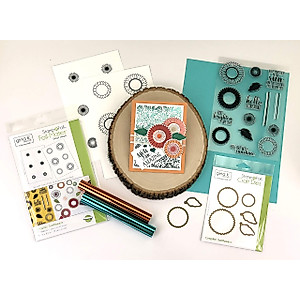 Gina K. Designs for Therm O Web StampnFoil Clear Stamps, Graphic Sunflowers