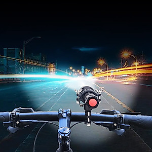 LIGHTFE Aluminum Bike Flashlight Mount for Large Size Bike Lights,U Lock Mount for Bike Lock Holder, 360° Rotation Adjustable Bicycle Flashlight Mount Flashlight…