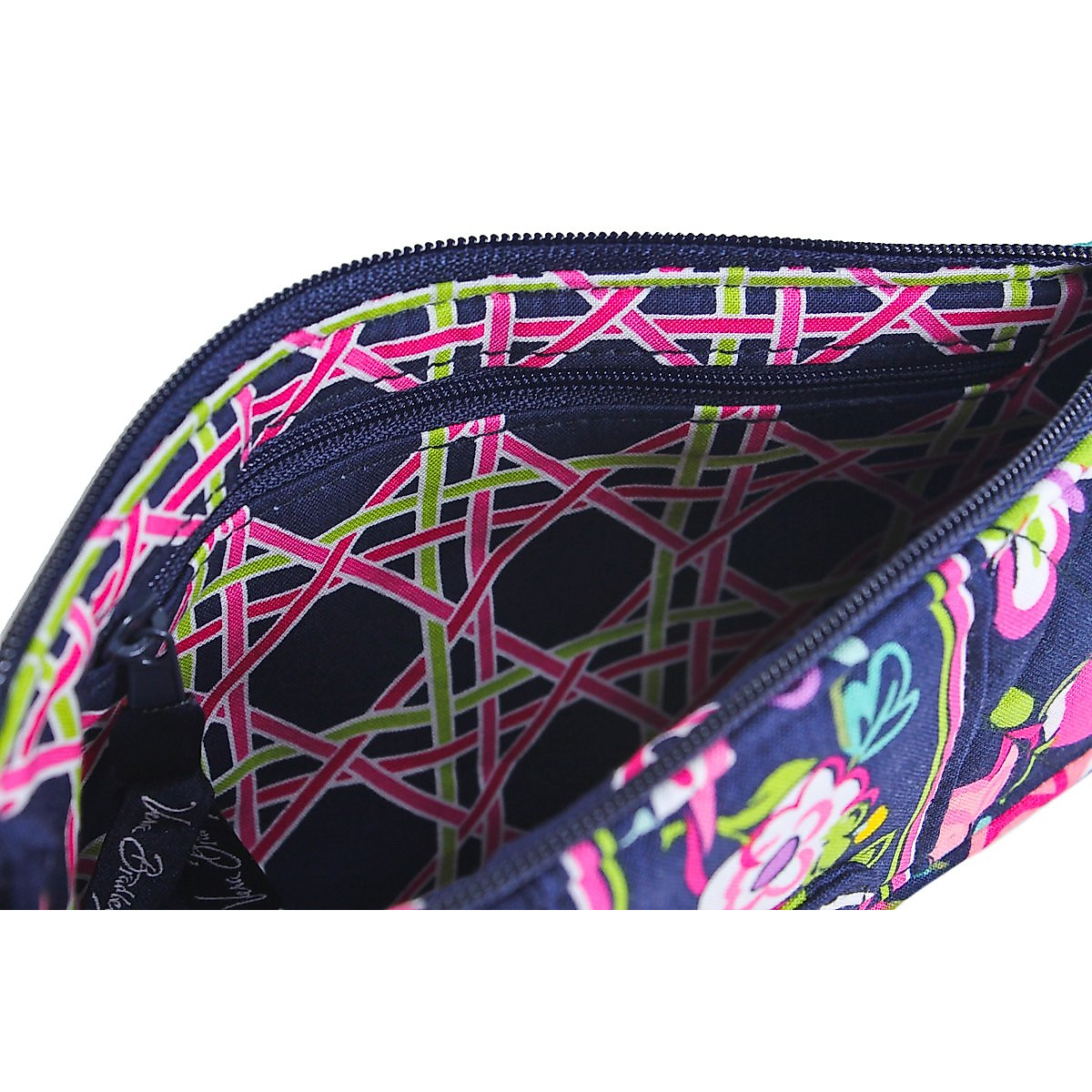 Vera Bradley Pushlock Wristlet in Ribbons