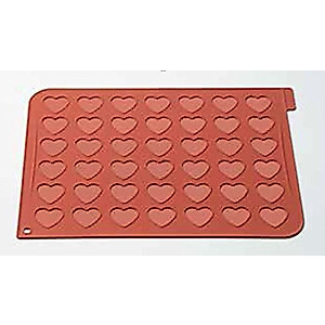 Silikomart Heart Macarons Silicone Mat