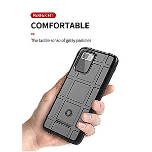 Ysnzaq for Xiaomi Redmi Note 10 Pro 5G (Not 4G) Rugged Slim Case with Heavy Duty Shockproof Military Grade Anti-Fall Anti-Scratch and Camera Lens Protector Cover for Xiaomi Poco X3 GT 5G HD Black