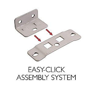 Design House 584870 Bath Shaker 2-Door Bathroom Vanity with Cultured Marble White Top, 4-Inch Centerset, 2 Piece