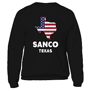 FanPrint Texas American Flag Sanco USA Patriotic Souvenir Black