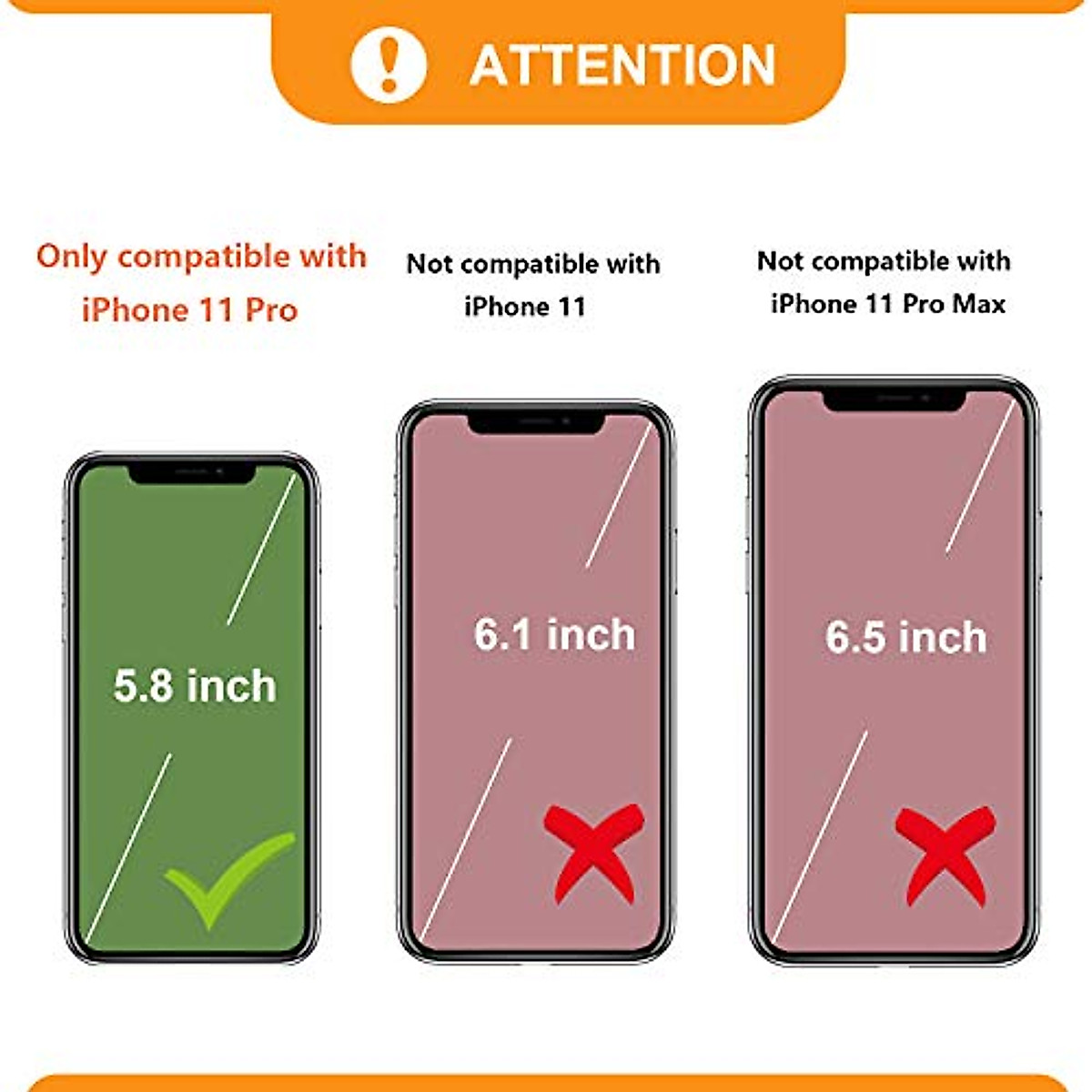 Bocasal iPhone 11 Pro Wallet Case with Card Holder PU Leather Magnetic Detachable Kickstand Shockproof Wrist Strap Removable Flip Cover for iPhone 11 Pro 5.8 inch (Brown)