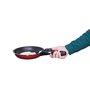 Motase 6pcs Pots and Pans Set, Nonstick Cookware Set Detachable Handle, Induction Kitchen Cookware Sets Non Stick with Removable Handle, RV Cookware Set, Oven Safe, Red