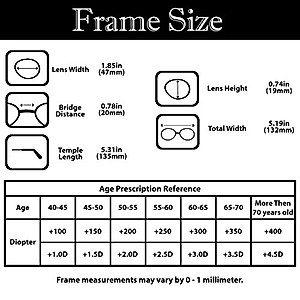 DoubleTake 2 Pairs of Classic Readers in Slim Pen Clip Portable Hard Case Reading Glasses, (1.75x)