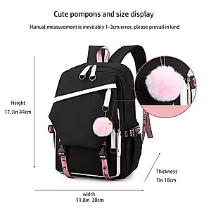 Cute Cartoon Prints Teenage Casual Laptop Backpack Students Lightweight SchoolBag Outdoor Travel Bag