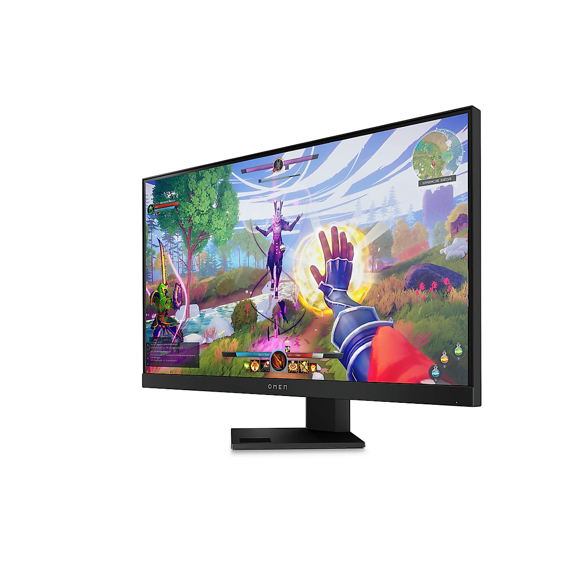 OMEN 25i Gaming Monitor, 1080p IPS FHD Display, 165Hz with 1ms Response Time, VESA HDR 400, NVIDIA G-SYNC Compatible, AMD FreeSync Premium Pro, VESA Mounting, Console Compatible, Eyesafe Screen, Black