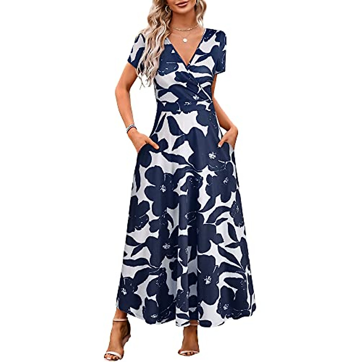 HUHOT Long Dresses for Women Womens Summer Dresses Maxi Dress Womens Spring Dresses Womens Sundresses