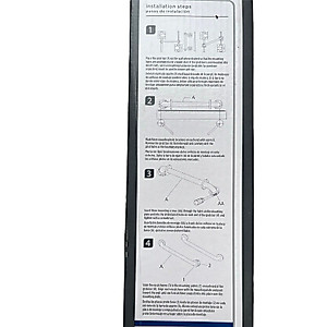 Glacier Bay 24 in X 1 1/2 in Concealed grab Bar...White