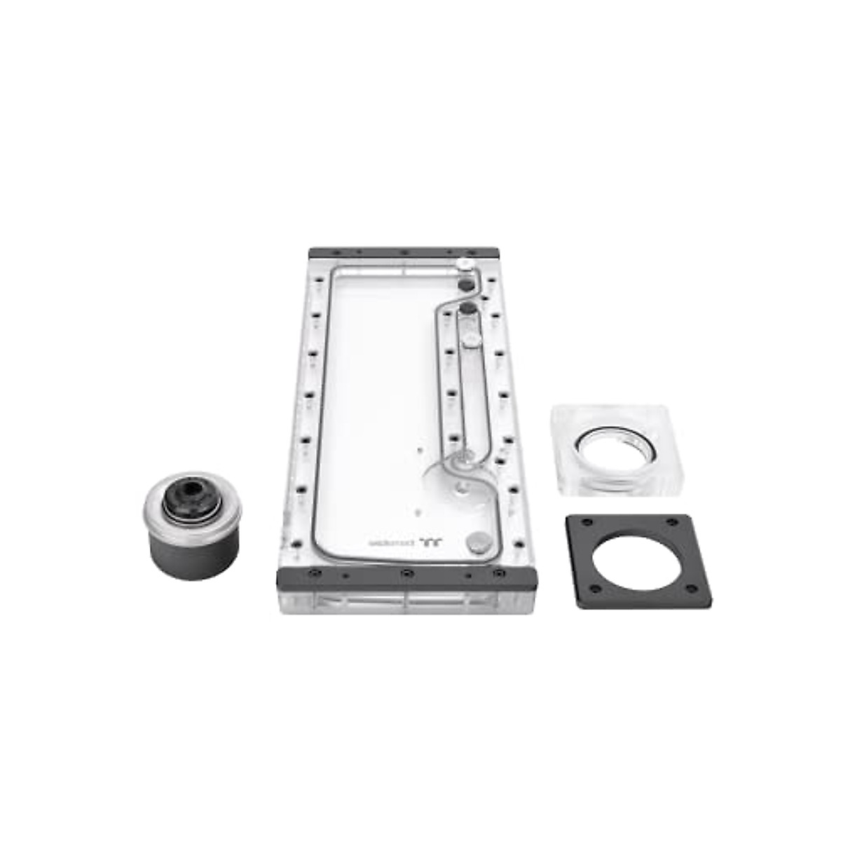 Thermaltake Pacific Core P6 DP-D5 Plus Distro-Plate with Pump Combo, specifically Designed for The Core P6 Chassis, 350ml Capacity, CL-W344-PL00SW-A ,Black