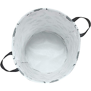 Large Dinosaur Laundry Basket 63L, ZUEXT 19.7x15.7 Inch Waterproof Collapsible Fabric Clothes Hamper, Canvas Toy Storage Bin, Nursery Bedroom Kids Boys Baby Hamper, Xmas Birthday Gift Basket