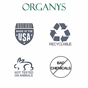 Organys Organic Castor Oil 2oz, For Longer Fuller Thicker Looking Hair Eyelashes & Eyebrows Enhances The Appearance Of Natural Lash & Brow Growth. Serum Comes With Eyeliner & Mascara Brushes