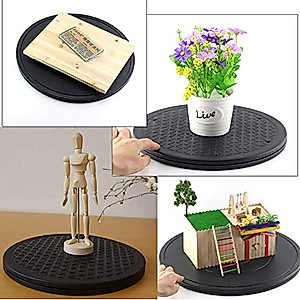 12 Inch Heavy Duty Rotating Swivel With Steel Ball Bearings Stand for Monitor/TV/Turntable/Lazy Susan