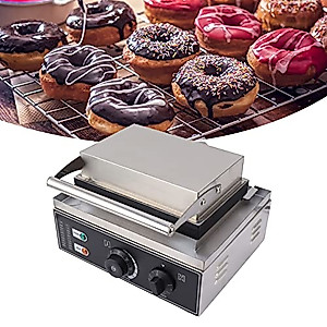 Commercial Electric Donut Making Machine Commercial Donut Making Machine Gentle Polishing Intelligent Bar Heating for Bakery (US Plug 110V)