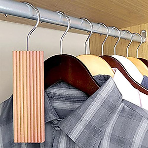 4 Pieces Cedar Hang Ups Natural Cedar Blocks Ceder Hangers Cedar Blocks Cedar Hangers Blocks Cedar Wooden Hangers Cedar Planks Storage Accessories for Clothes Storage