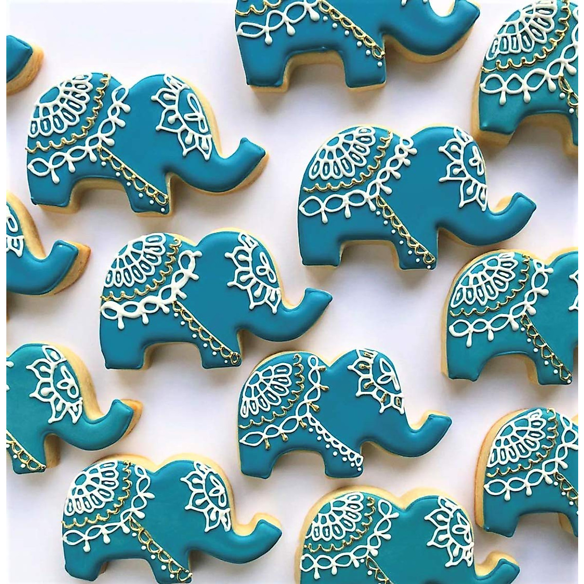 Cute Elephant Cookie Cutter, 4.25" Made in USA by Ann Clark